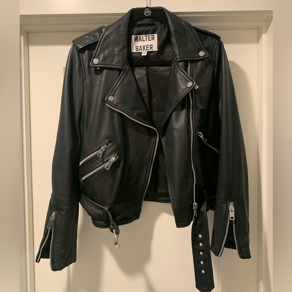 Walter Baker | Jackets & Coats | Walter Baker Liz Leather Crop Jacket ...